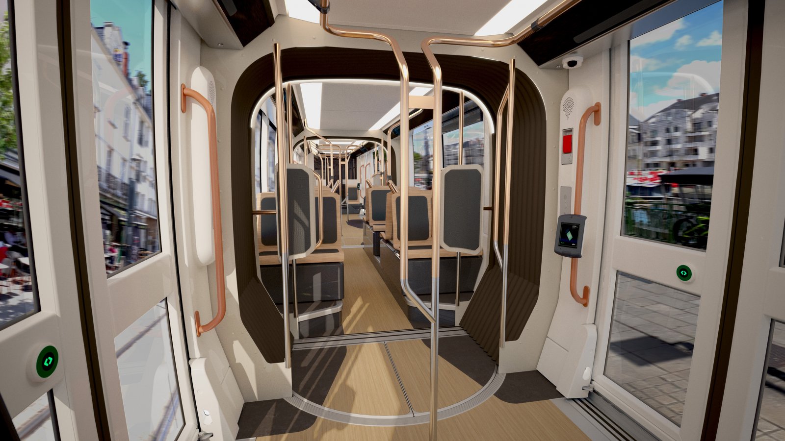 Tramway Alstom Citadis - Stirling Design International